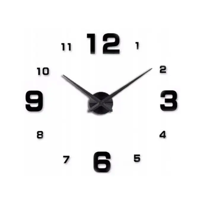 АКСЕСУАРИ ТА ПОДАРУНКИ Годинник Настінний годинник 3d Diy Clock з цифрами Коричневий